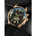 Zaroyeax Fashion Sport Mens Stainless Steel Case Belt Band Quartz