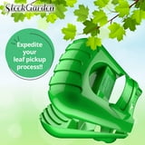 Sleek Garden Series Ergonomic Large Leaf Scoop Hand Rakes -Fast Leaf ...