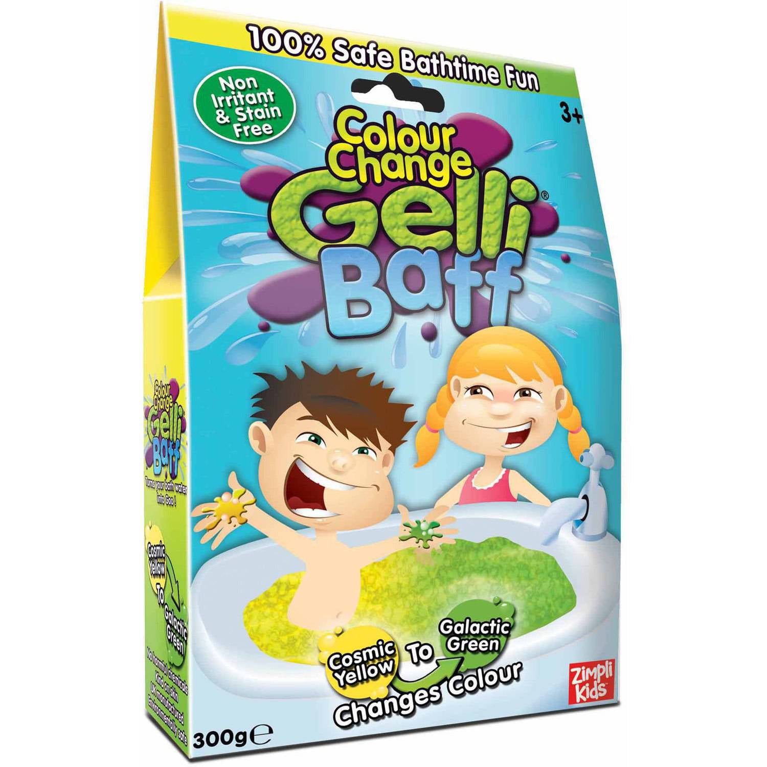Zimpli Kids Gelli Baff Color Change Bath Time Fun, Yellow - Walmart.com