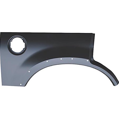 Right Hand Body Side Panel Above Rear Wheel with Molding Holes for 2002 ...