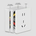 YIGSECU Single Gang Receptacle Outlet Box Extenders Single Socket ...