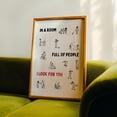 Affixzi Art Print, In A Room Full Of People, Romantic Quote, Typography ...