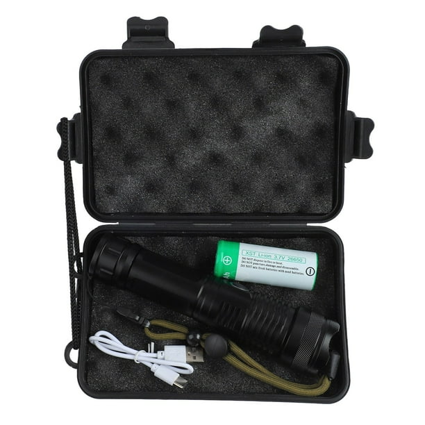 Bright Flashlight,Telescoping Flashlight USB Charging Outdoor ...