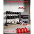 Dumbbell Rack Stand - Heavy Duty Steel Weight Storage Rack with ...