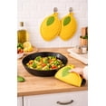 Lemon Shaped Pot Holders – 100% Cotton Heat Resistant Kitchen Mitts ...