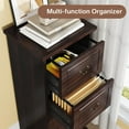 Tribesigns 4-Drawer File Cabinet Filing Cabinet, Vertical File Cabinet ...