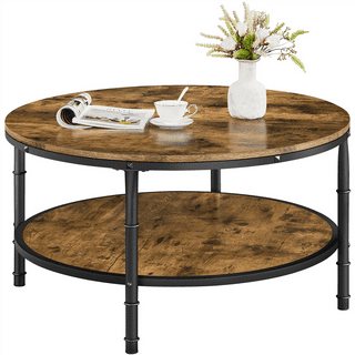 Safavieh Tilly 4-Piece Solid Rustic Coffee Table, Antique Brass ...