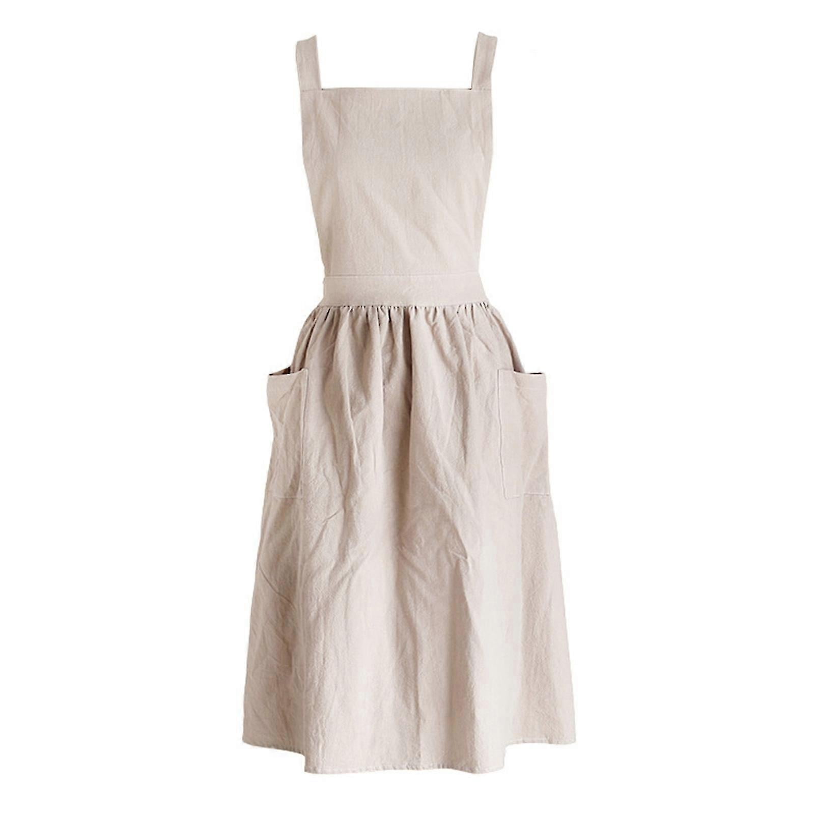 Click here for Linliming Cooking Apron Side Pockets Waist Tie Sle... prices