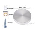 Pack of 40 Decorative Steel Screw Caps Furniture Installation Nails for ...