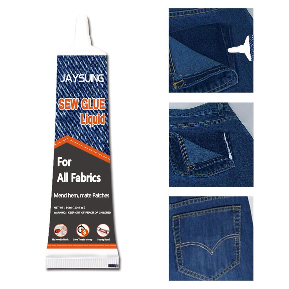 Fabric Glue Sew Fabric Glue Nontoxic Cloth Mending Glue - Walmart.com