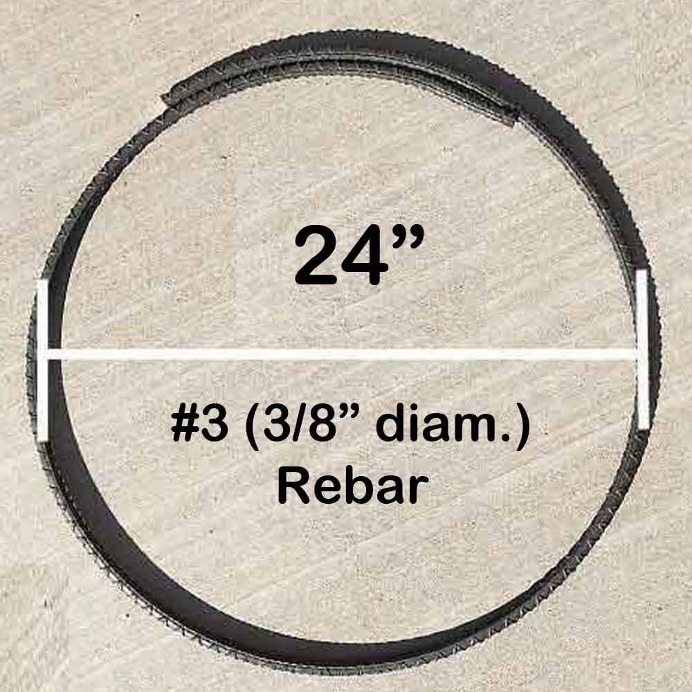 Rebar Rings #3, 24" Diameter with Overlap - Pack of 10 - Walmart.com ...