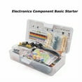 Electronic Components Kit 830 Connect Points Breadboard Cable Resistor ...