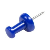 JAM Paper Colorful Push Pins, Blue, 100/Pack - Walmart.com