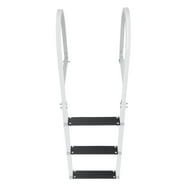 Garelick 3-Step Compact EEz-In II Anodized Aluminum Transom Ladder ...