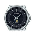 Casio Standard Analog Moon Phase Black Dial Quartz MTP-M100D-1A Men's ...