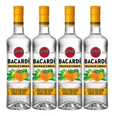 Pack de 12 Licor de Ron Bacardí Mango Chile 750 ml | Bodega Aurrera en ...