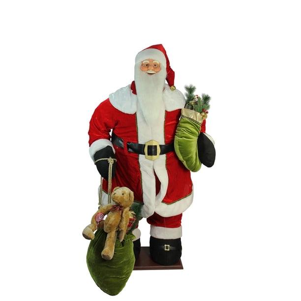 5' Life-Size Deluxe Animated Musical Inflatable Santa Claus Christmas ...