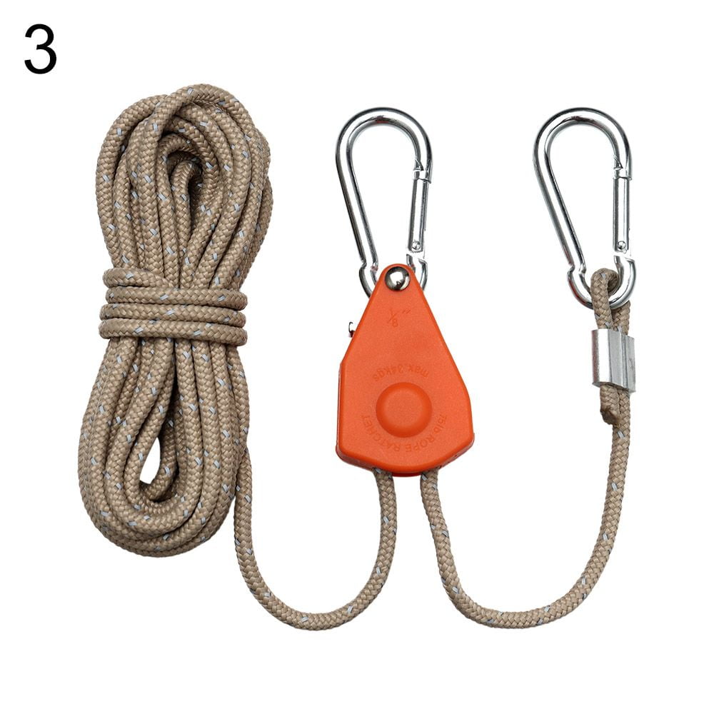 4m Length Tent Accessories Camping Tool Awning Wind Rope Adjustable ...