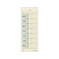 Yescom 1000 Count Monthly Time Clock Cards Timecard for Employee ...