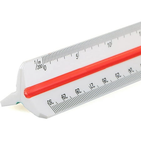 12 Inch Triangular Engineering Scale Ruler Drafting Ruler for ...