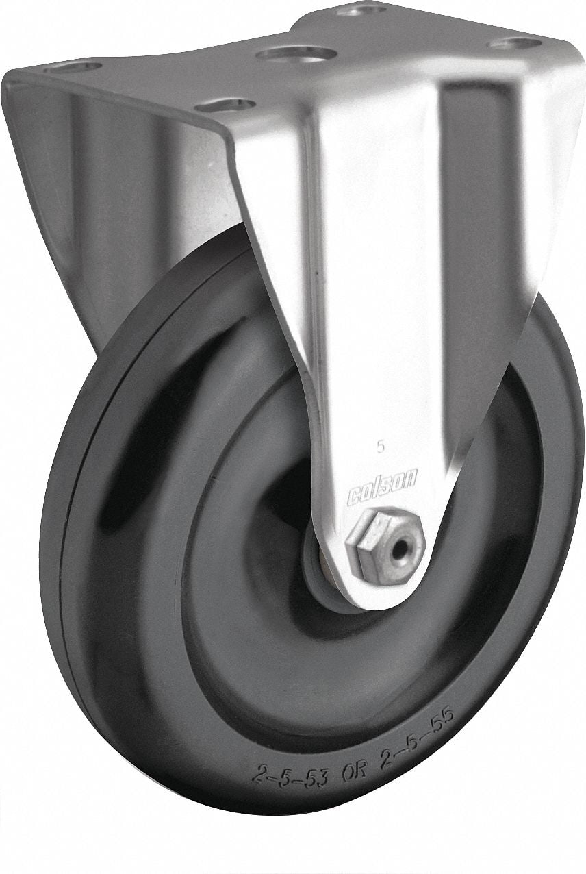 Colson Plate Caster,Rigid,4" Wheel Dia. 2.04408.544 - Walmart.com