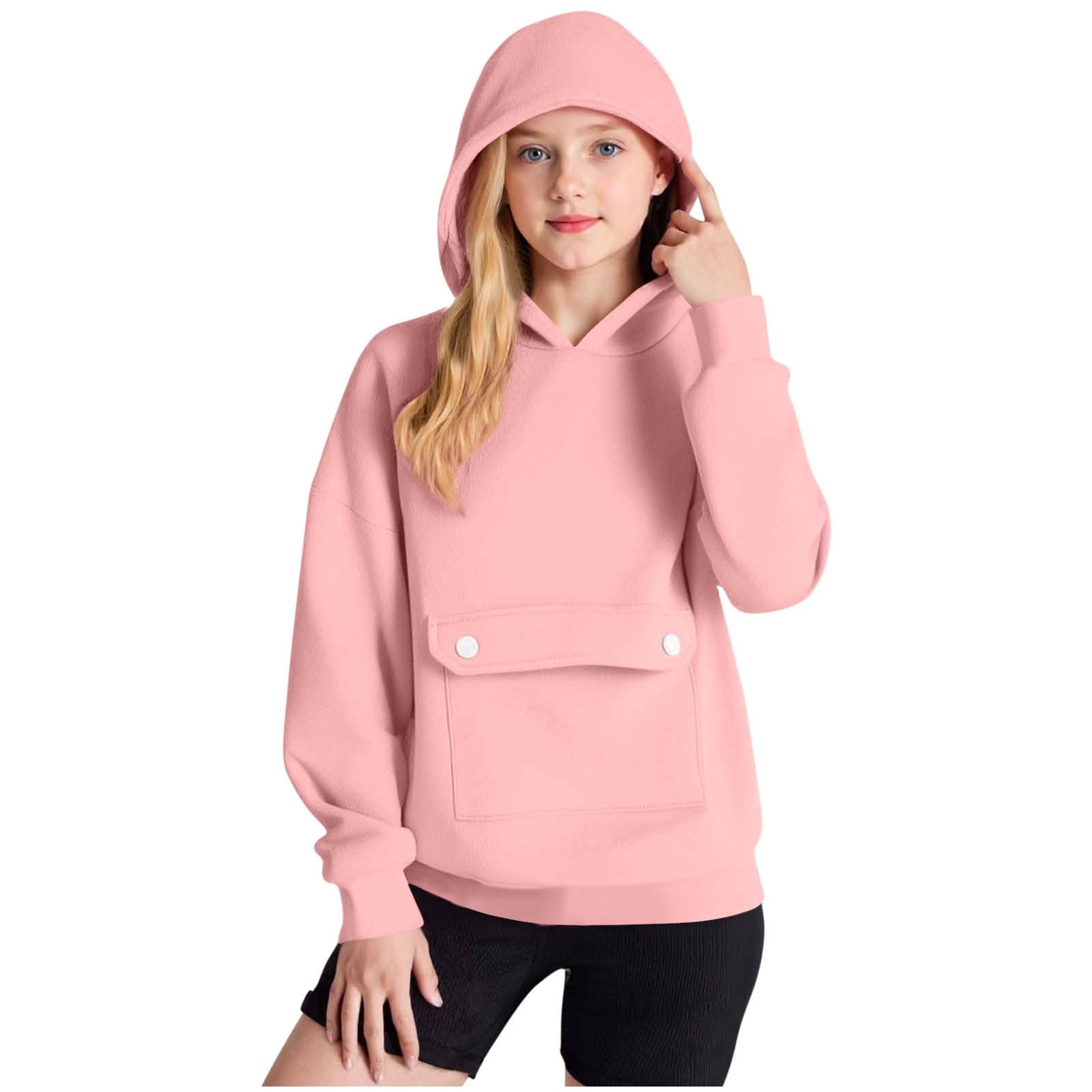 Click here for Aocisk Girls Long Sleeve Hooded Pullover Sweatshir... prices