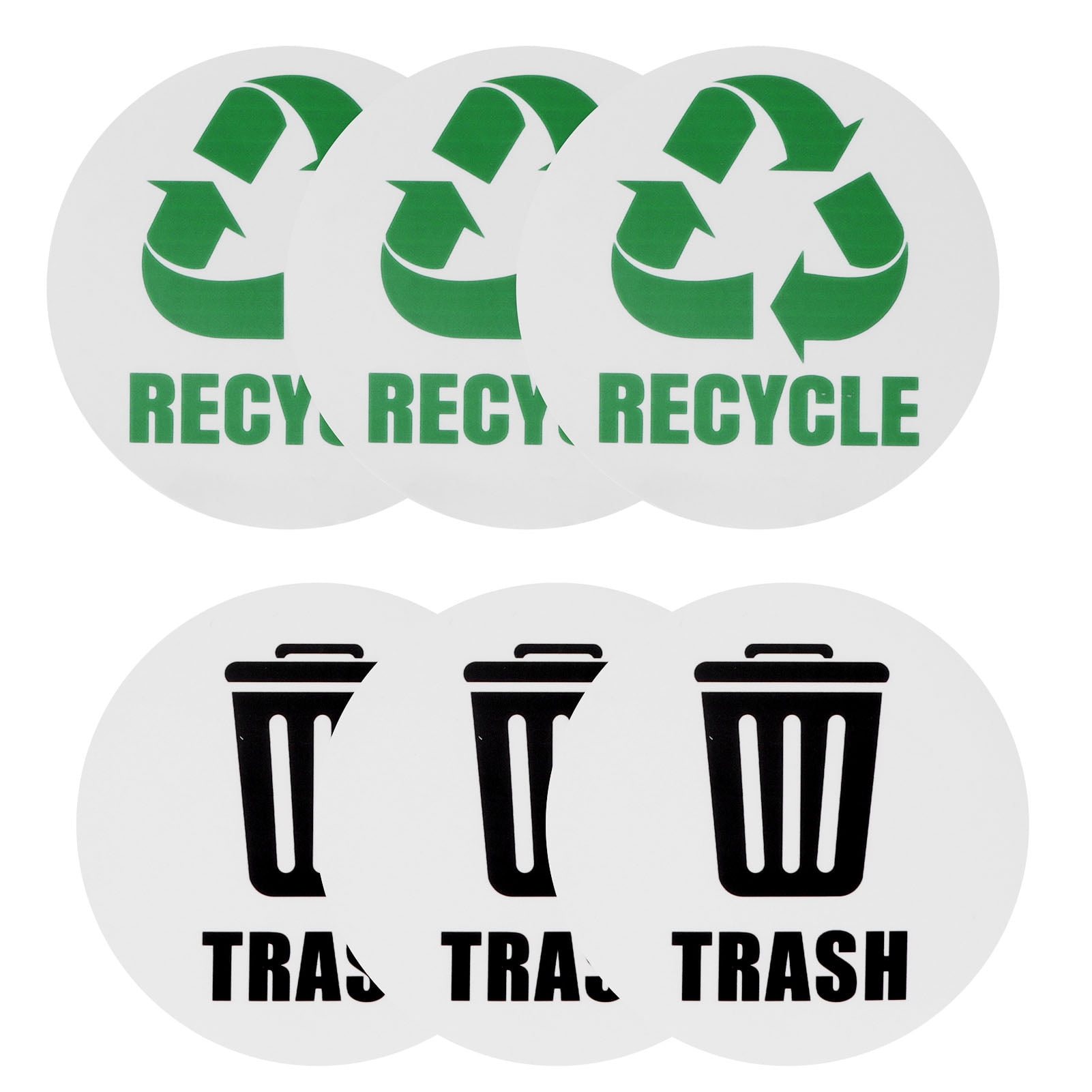 Tebru Recycle Sticker, 18PCS /Set Waterproof Self Adhesive Recycle ...