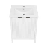 Bastille 24" Bathroom Vanity in White - Walmart.com