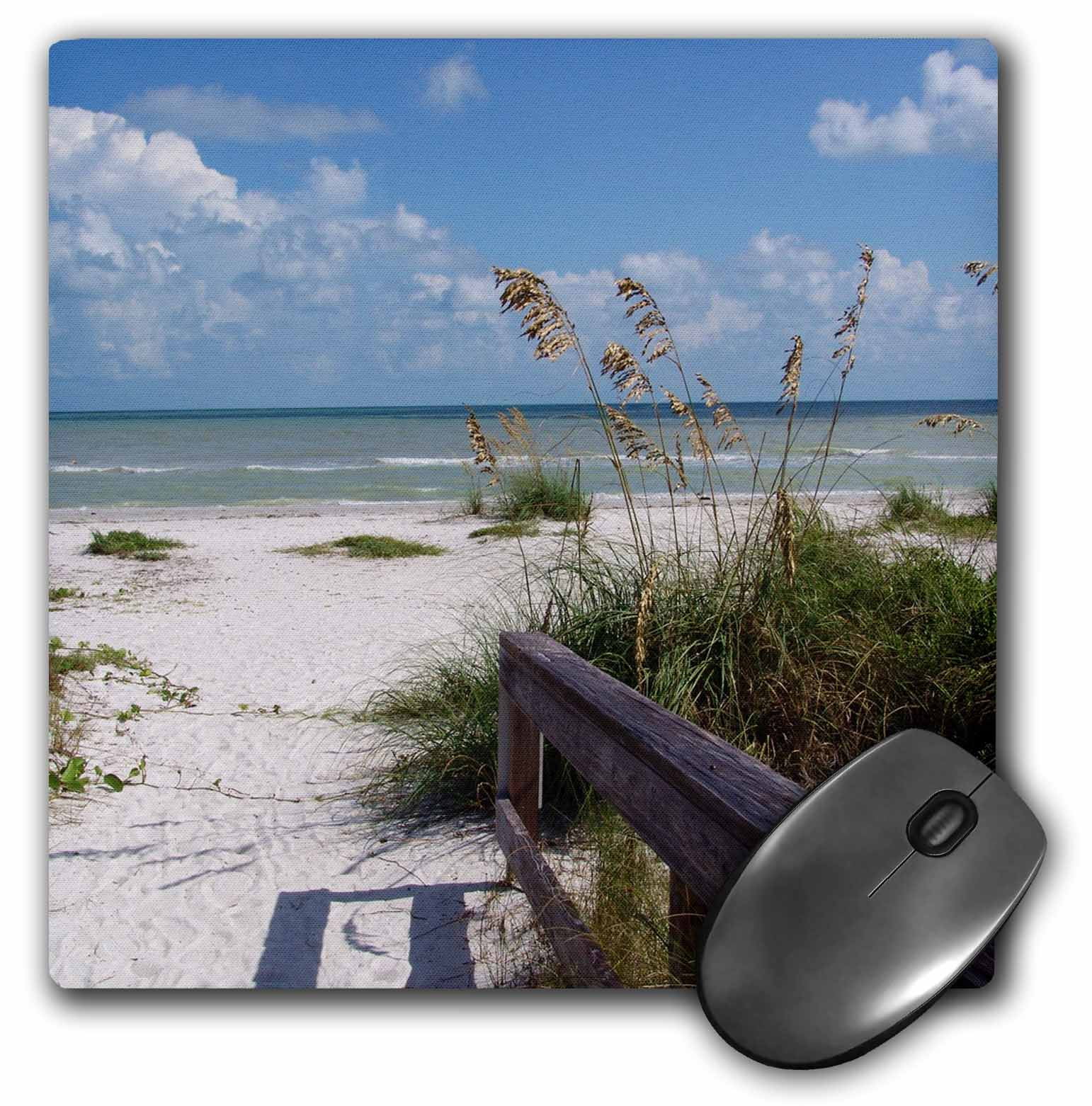 3dRose Sanibel Beach Awaits, Mouse Pad, 8 by 8 inches - Walmart.com