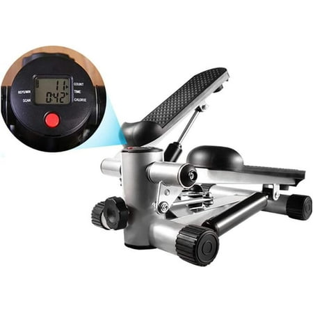 Gray, Fitness Hydraulic Stepper with LCD Display,Twister Cardio ...