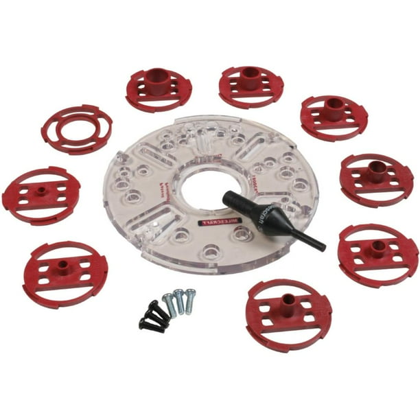 Milescraft Router Base Plate/Bushing Set Multi - Walmart.com - Walmart.com