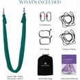Aerial Silk Yoga Hammock & Swing for Home, Inversion Exercises, Starter ...