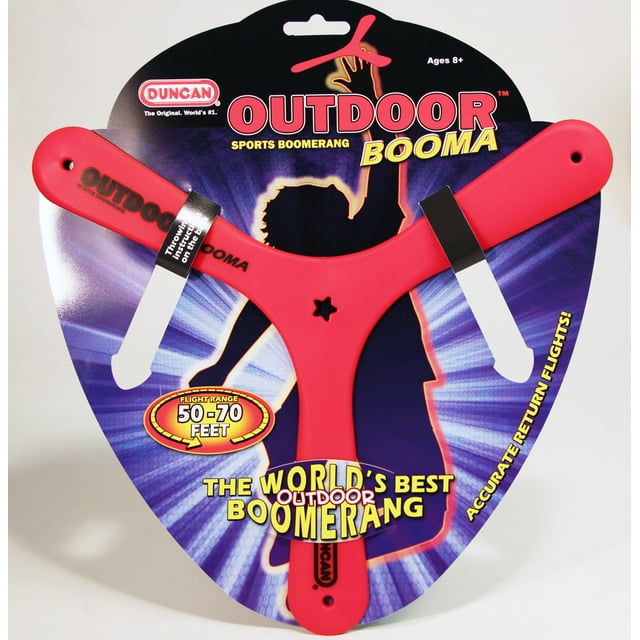 Duncan Outdoor Booma Sports Boomerang - Red - Walmart.com