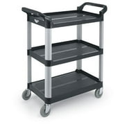 winco usa 3-tier utility cart, gray - Walmart.com