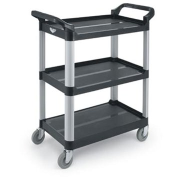 winco usa 3-tier utility cart, gray - Walmart.com
