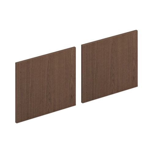 Mod Laminate Doors for 72"W Mod Desk Hutch, 17.86 x 14.82, Sepia Walnut ...