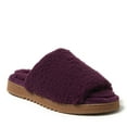 Dearfoams Cozy Comfort Women's Teddy Pile Open Toe Scuff Slippers ...