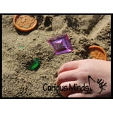 Sand Sifter with Large Gem and Coin Treasure Hunt Sand Toy - Dig sift ...
