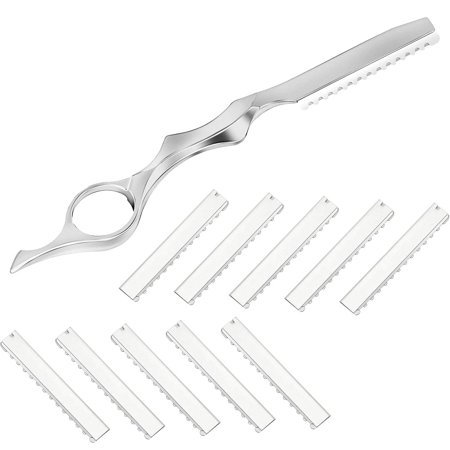 11 Pieces Hair Styling Razor Hair Thinning Comb Hair Texturizing ...