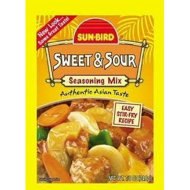 Sun-Bird Sweet & Sour Seasoning Mix, 0.875 oz, (Pack of 24) - Walmart.com