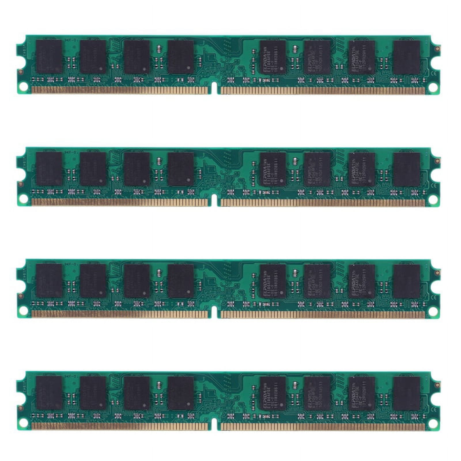 4X DDR2 800 MHz PC2 6400 2 GB 240 pines para memoria RAM de escritorio ...