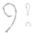 10Pcs Stainless Steel Toilet Flapper Lift Chain Replacement with Hook ...