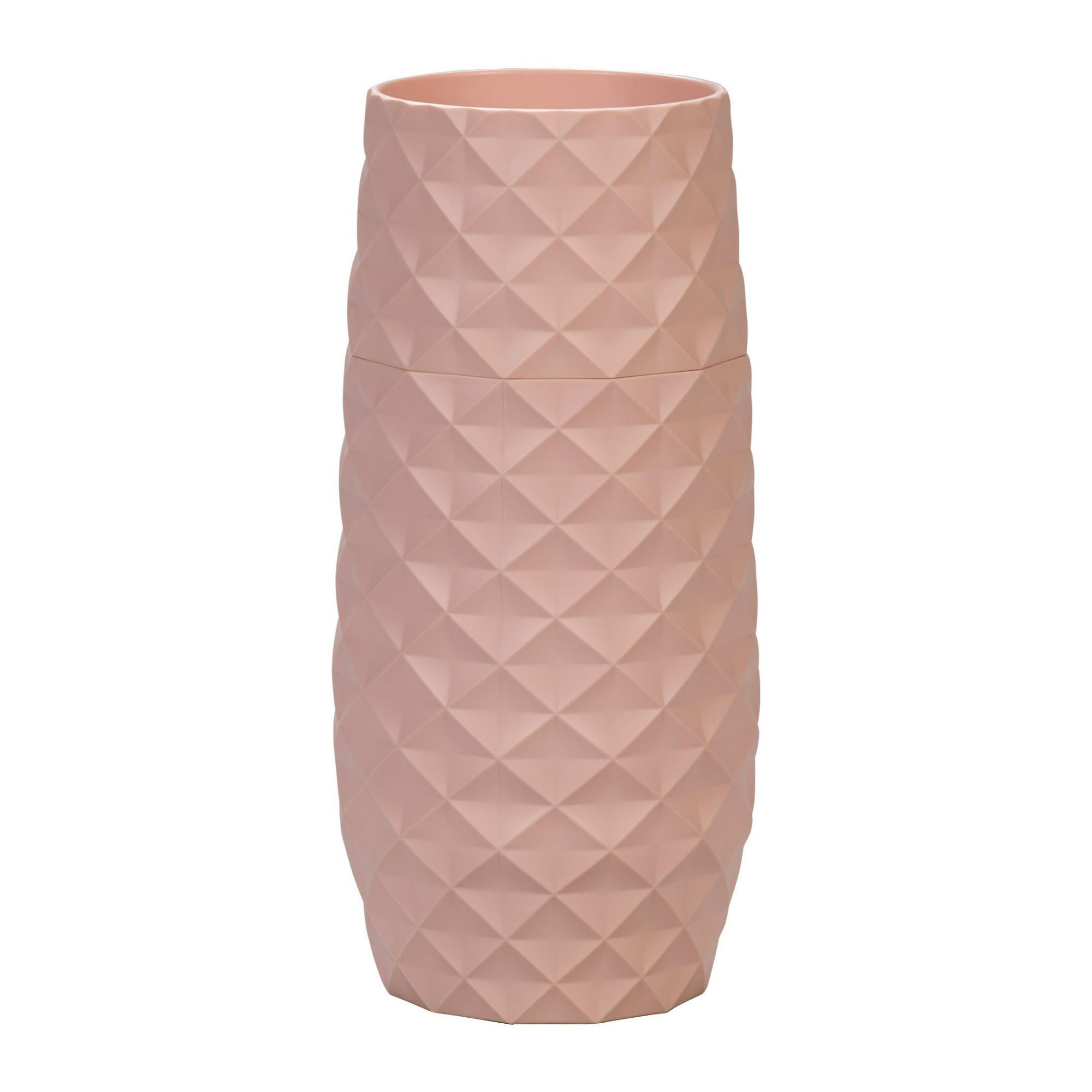 Amaranth 10-Inch Floral Care Impact Resistant Smarter Vase (Blush Pink ...