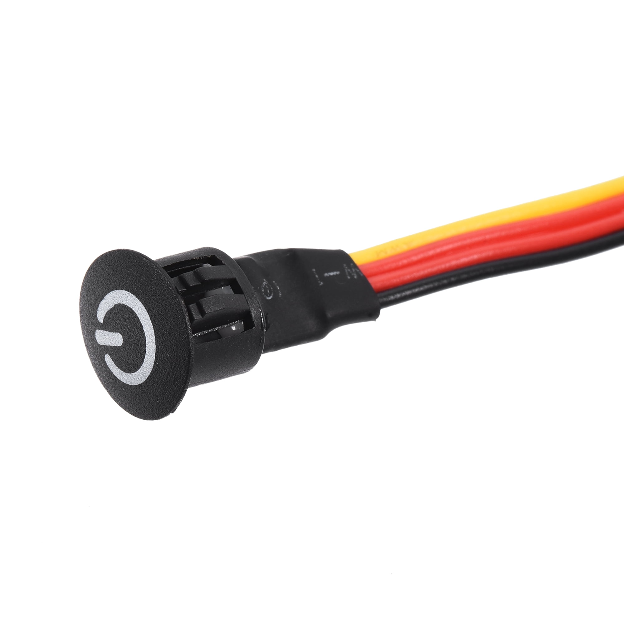 Uxcell DC 12V Touch Dimmer Switch 10mm Diameter Snap-in Mount Black for ...