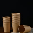 Kraft Paper Disposable Water Cup, Food Grade Thick Disposable Design ...