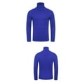 guisaled Turtle Neck Men's Long Sleeve T Shirt Thermal Cotton ...