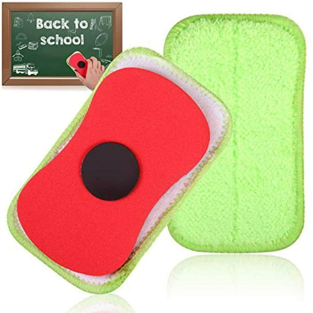4 Pieces Whiteboard Eraser Home School Classroom Shag Manual Blackboard ...