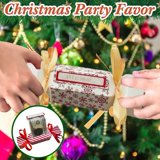 PUREOY 4Pcs Christmas Surprise Money Pull Pouch DIY Cash Pull Out Box ...
