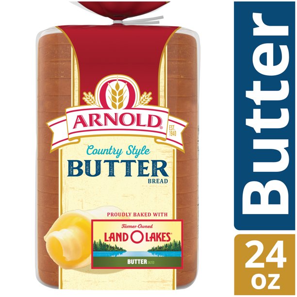 Arnold Country Butter Bread, 24 oz - Walmart.com - Walmart.com