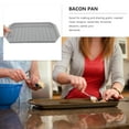 Baking Pan Reusable Bacon Tray Bacon Cooking Plate Microwave Bacon Tray ...